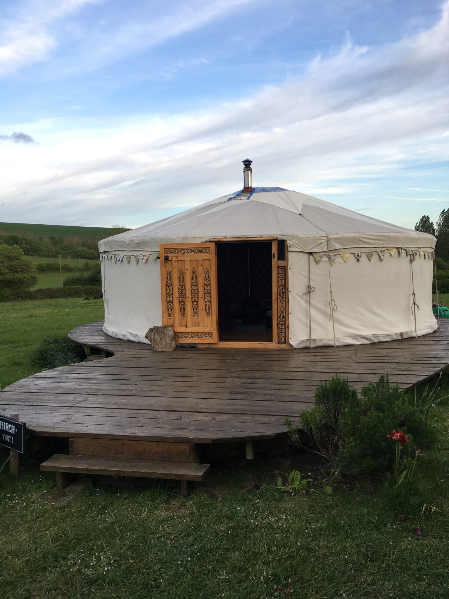 Dorset glamping: a stay in a yurt at Green Valley Yurts