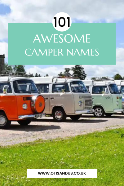 101 Great names for your camper, RV, motorhome or caravan!